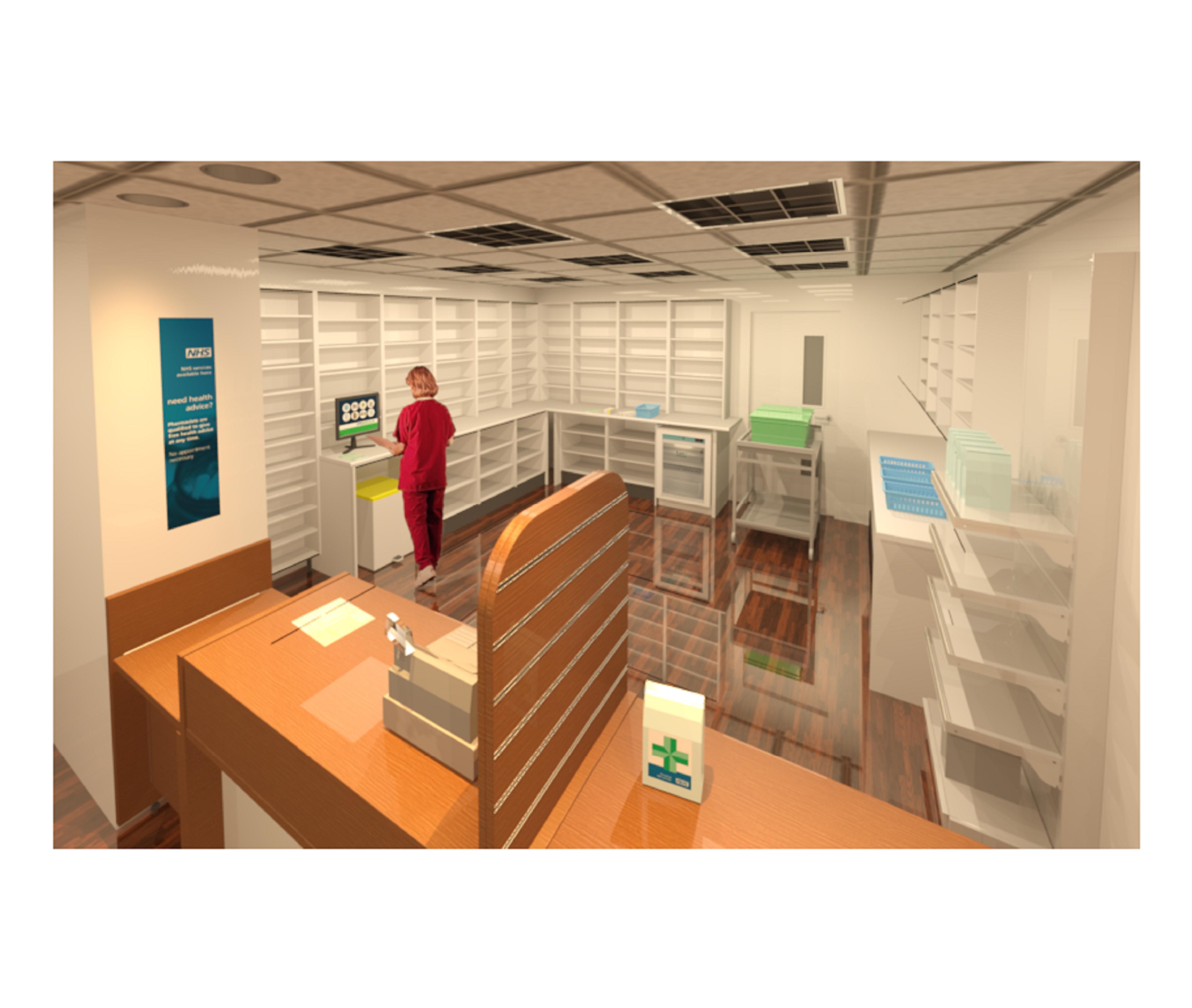 Pharmacy Shop Refit, Consultancy, Design & Product